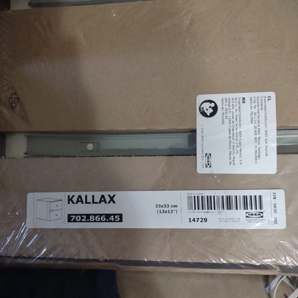 IKEA | Storage & Organization | Ikea New White Kallax 3x13 2 Drawer ...